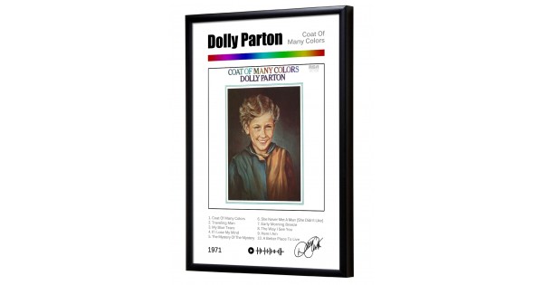 Dolly Parton "coat of many colors" album print