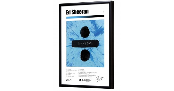 Ed Sheeran "Divide" album print