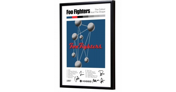 Foo Fighters "colour and the shape" album print