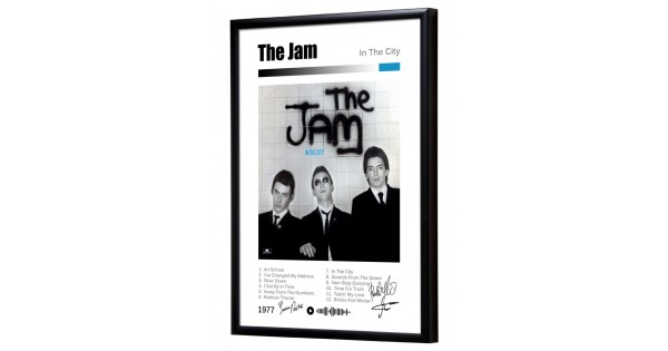 The Jam "In The City" album print