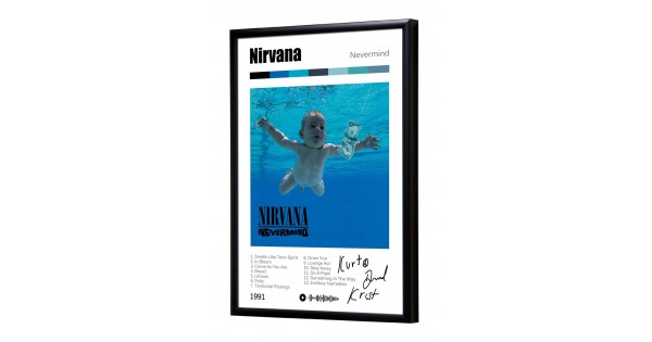 Nirvana "nevermind" album print