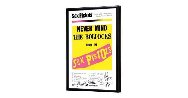 Sex Pistols "Never mind the Bollocks" album print