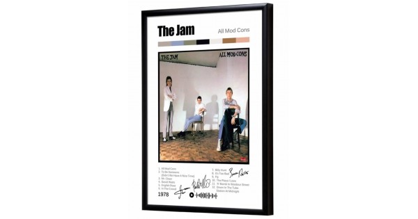 The Jam "All mod cons" album print