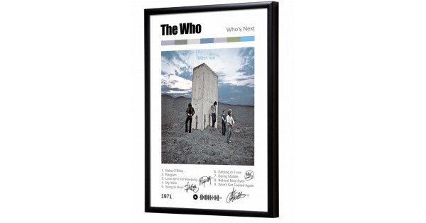 The Who "Who's Next" album print