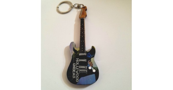 Hollywood Undead 10cm Wooden Tribute Guitar Key Chain