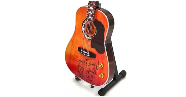 John Lennon The Beatles Tribute Miniature Guitar