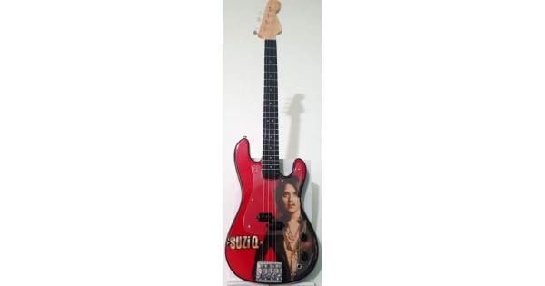 Suzi Quatro Tribute Miniature Bass Guitar Exclusive